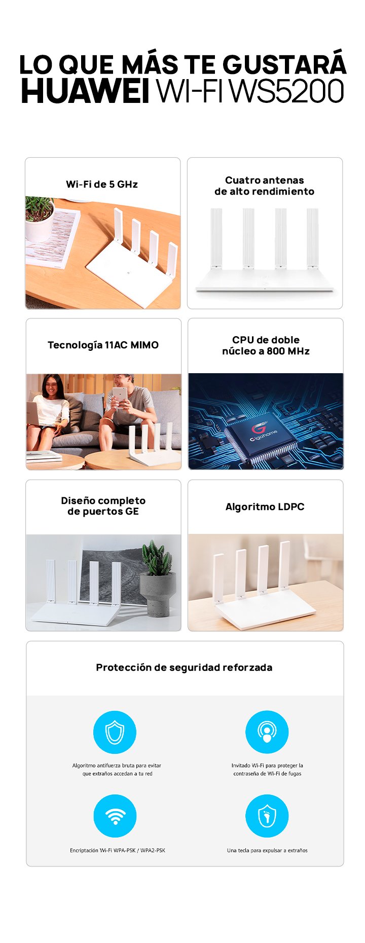 Comprar WiFi WS5200 - Router - Huawei Store (Chile)