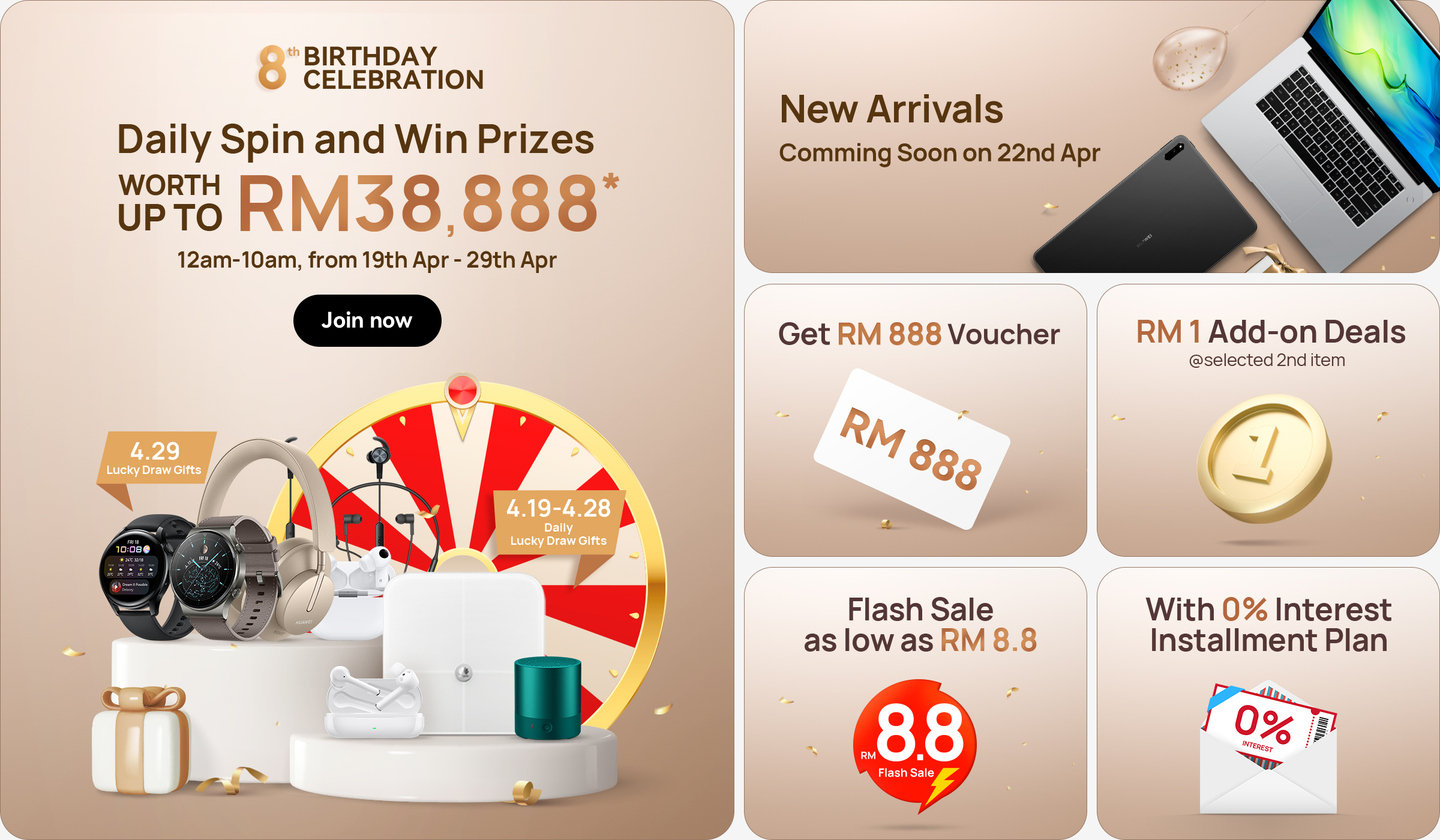 HUAWEI 8TH BIRTHDAY CELEBRATION