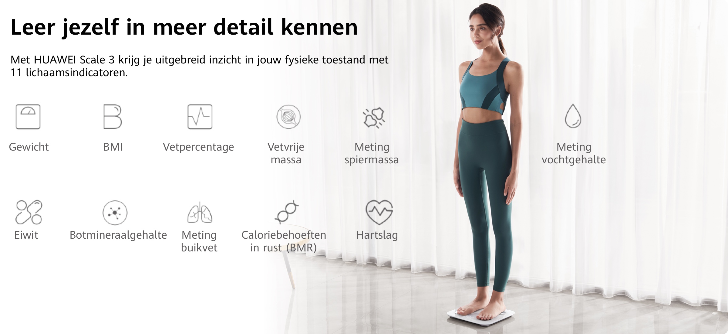 Koop HUAWEI Body Fat Scale 3 - HUAWEI NL