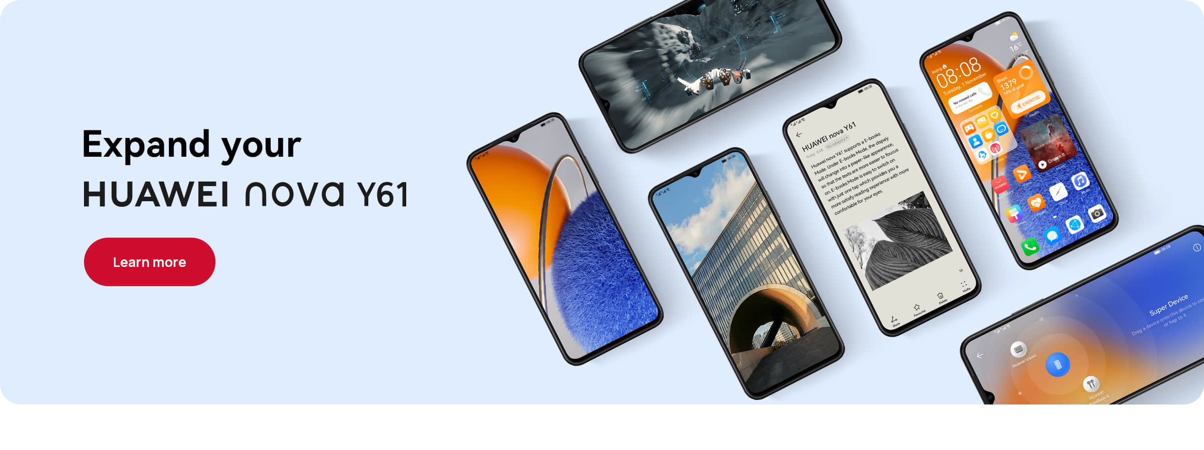 Explore HMS Ecosystem On HUAWEI nova Y61