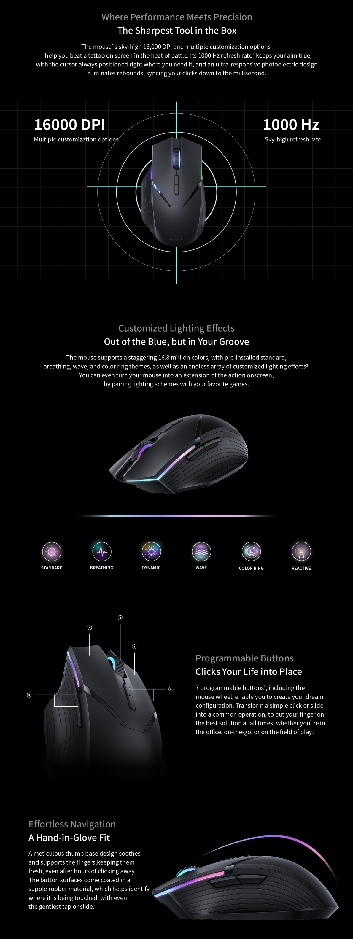 Buy HUAWEI GT Wireless Mouse - HUAWEI Store (KSA)