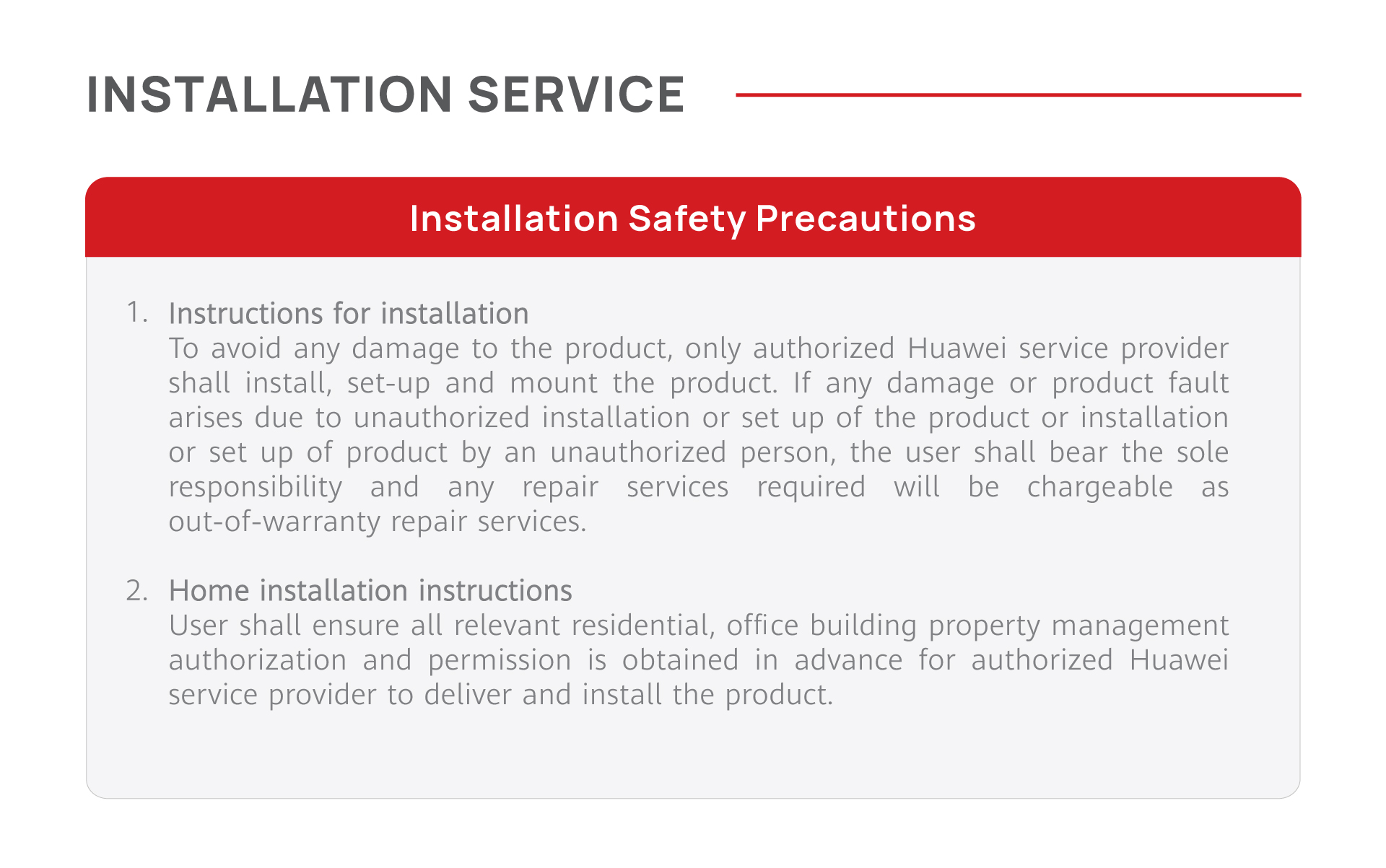 huawei vision installation guideline