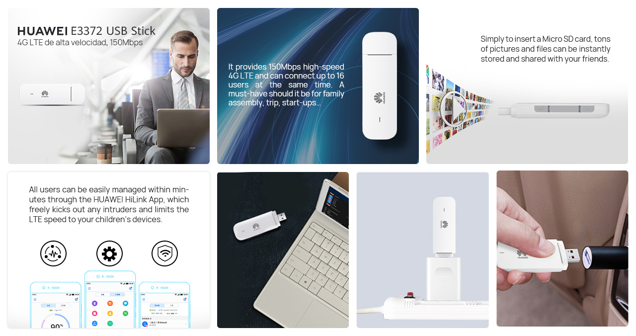 Buy HUAWEI E3372 LTE USB Stick | HUAWEI Store ZA