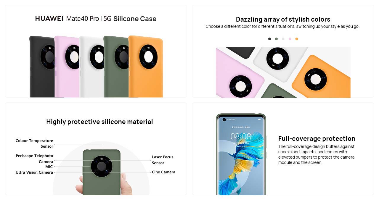 HUAWEI Mate 40 Pro Silicone Case | HUAWEI Store ZA