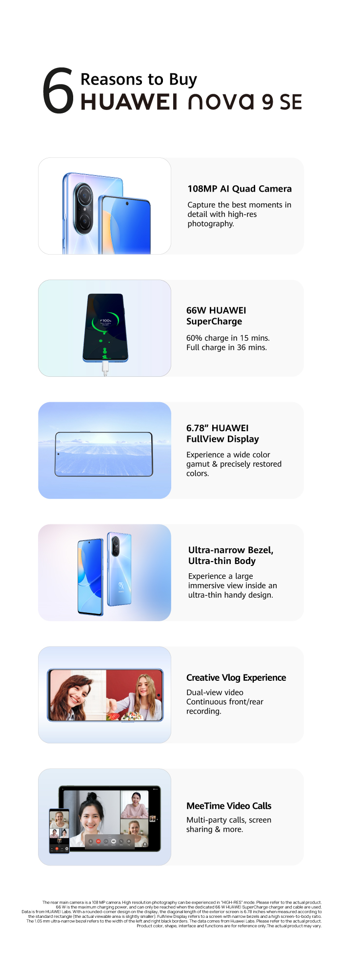 Buy HUAWEI nova 9SE & Super Bundle - HUAWEI Store (ZA)