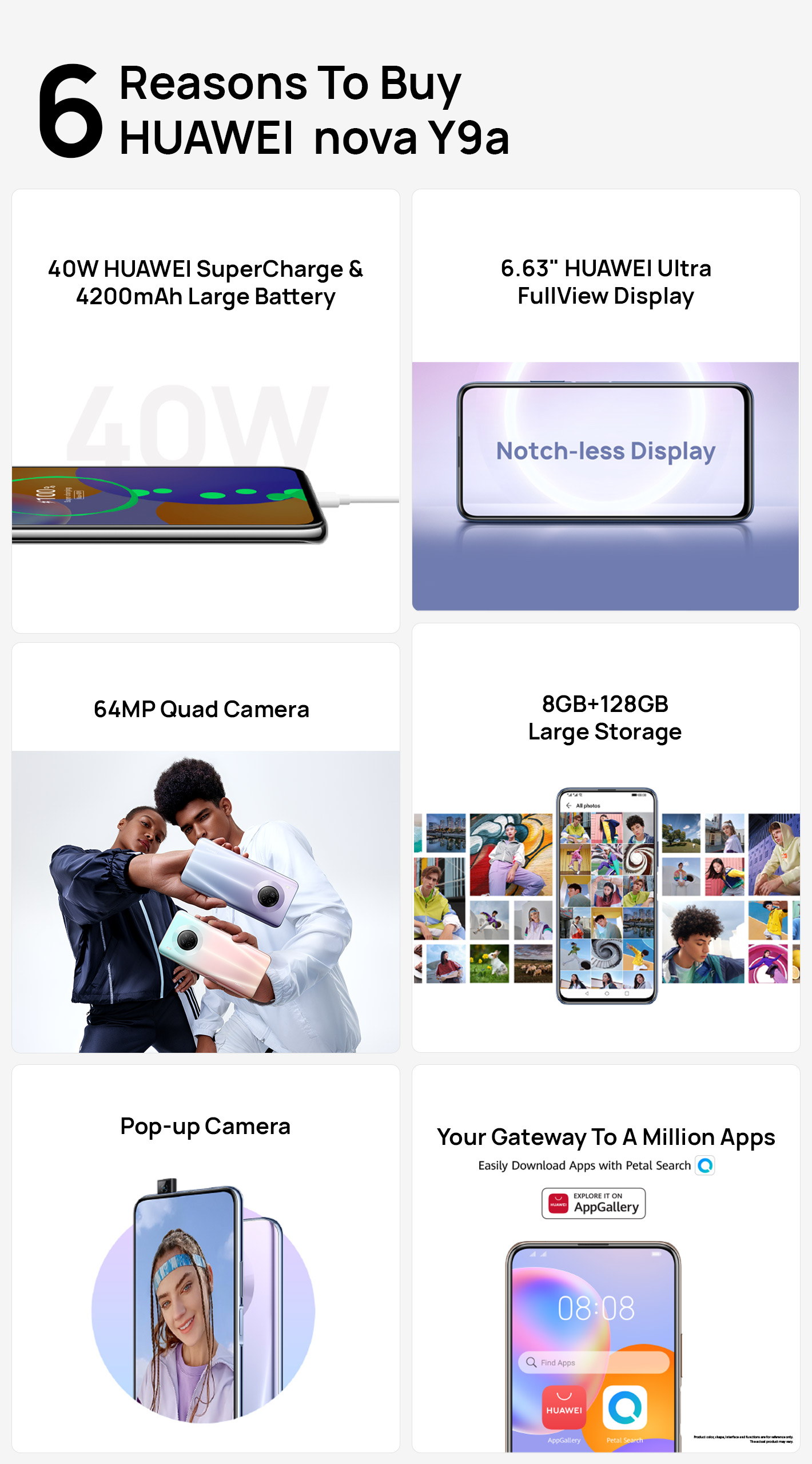 Buy HUAWEI nova Y9a & Super Bundle - HUAWEI Store (ZA)