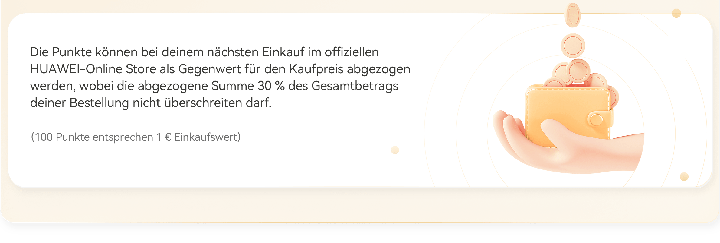 HUAWEI Shopping-Punkte
