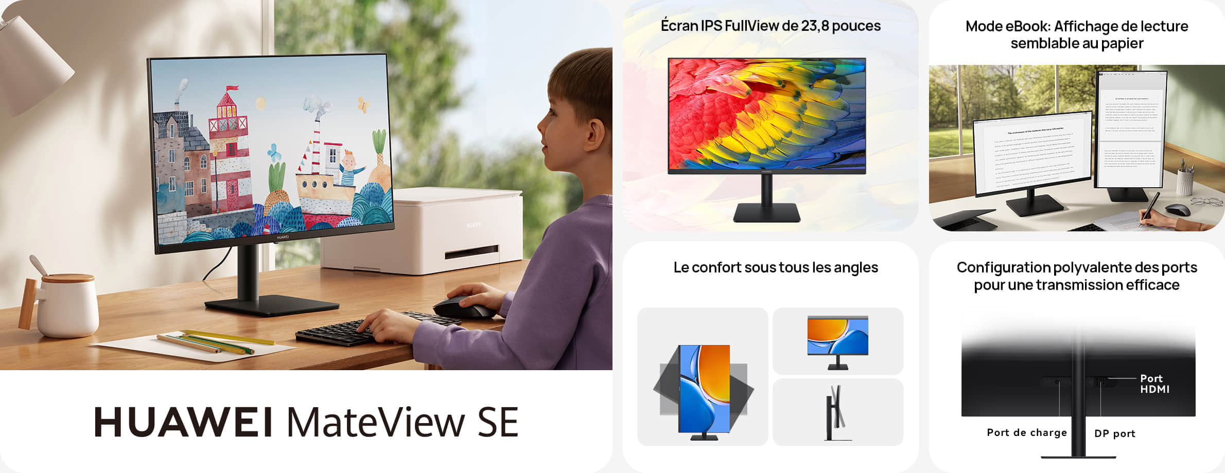 Écrans PC | Moniteurs: UHD, Incurvés | HUAWEI France