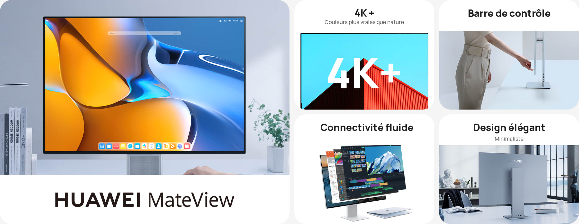 Écrans PC | Moniteurs: UHD, Incurvés | HUAWEI France