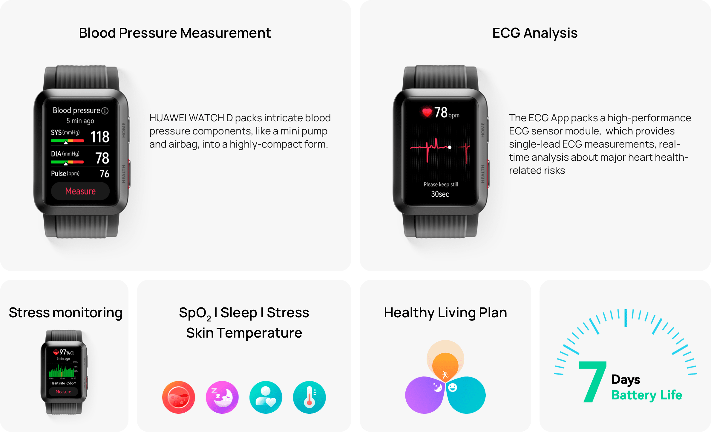 Buy HUAWEI WATCH D - Blood Pressure Watch - HUAWEI UK