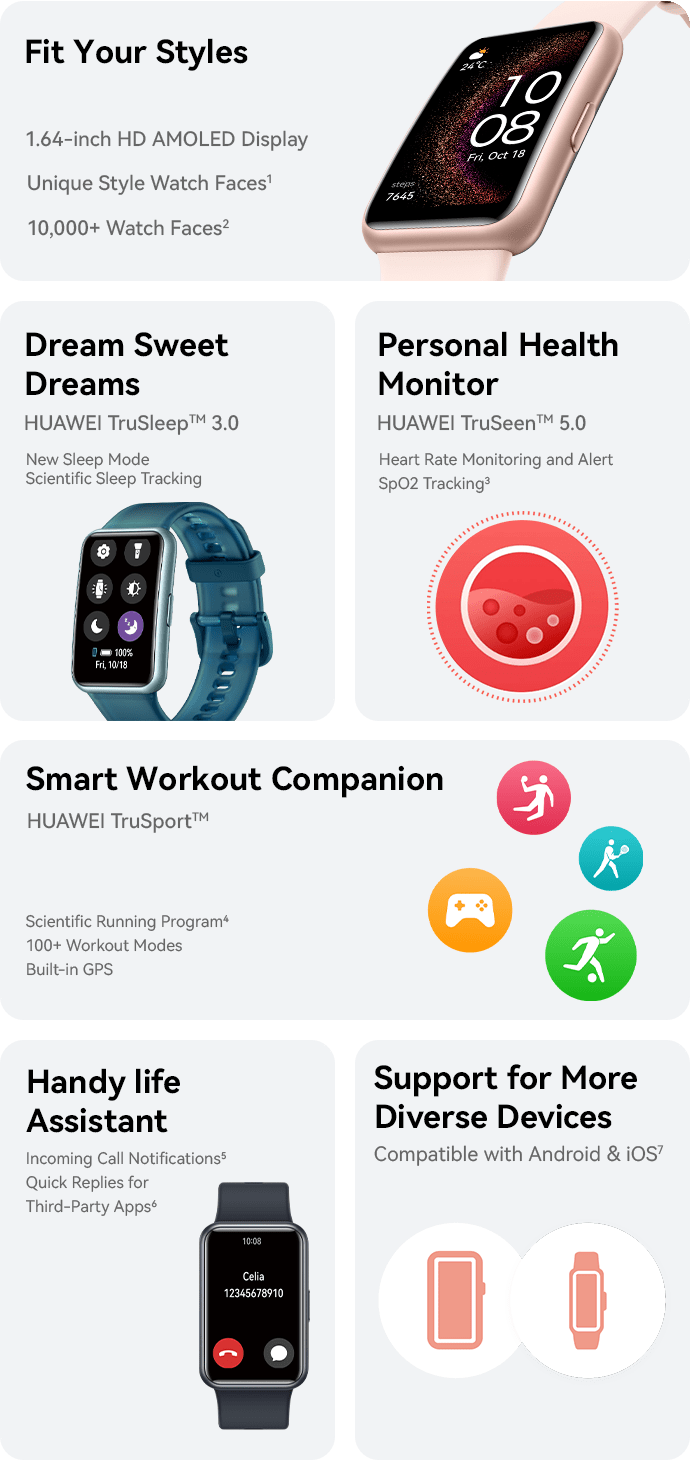 Buy HUAWEI WATCH FIT Special Edition - HUAWEI UK Store