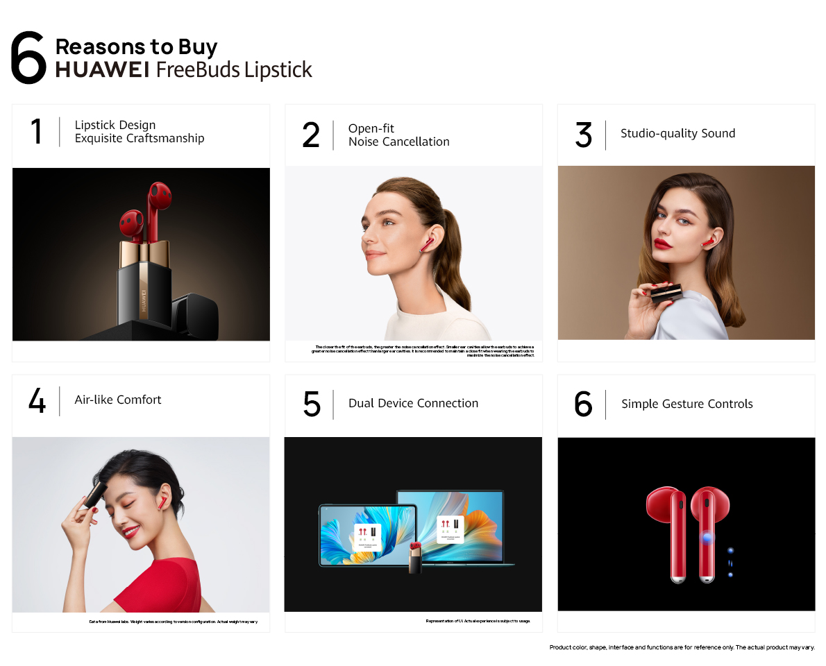 Buy HUAWEI FreeBuds Lipstick - HUAWEI Store (UAE)