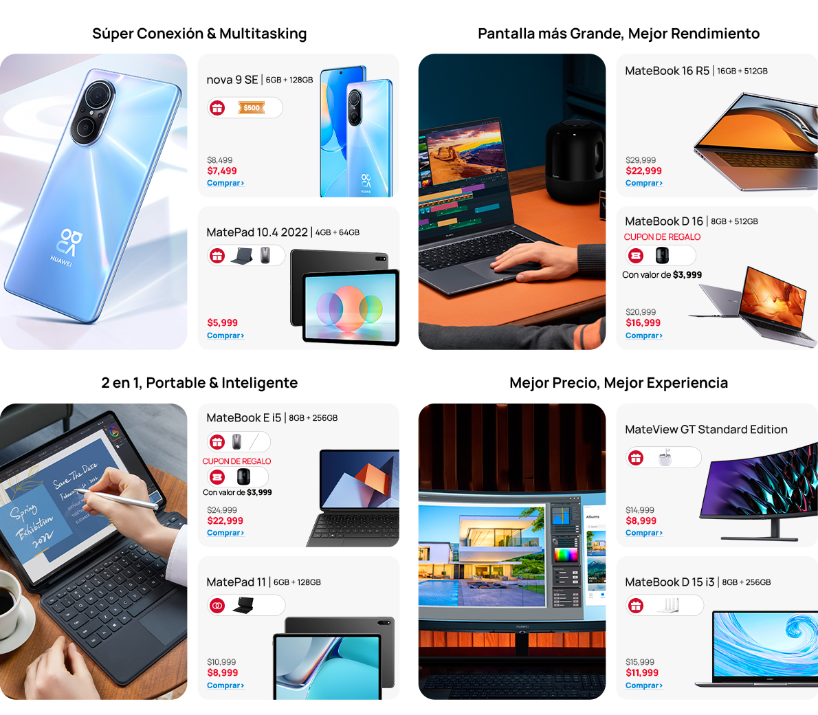 HUAWEI Store México - Actividades y Descuentos Especiales