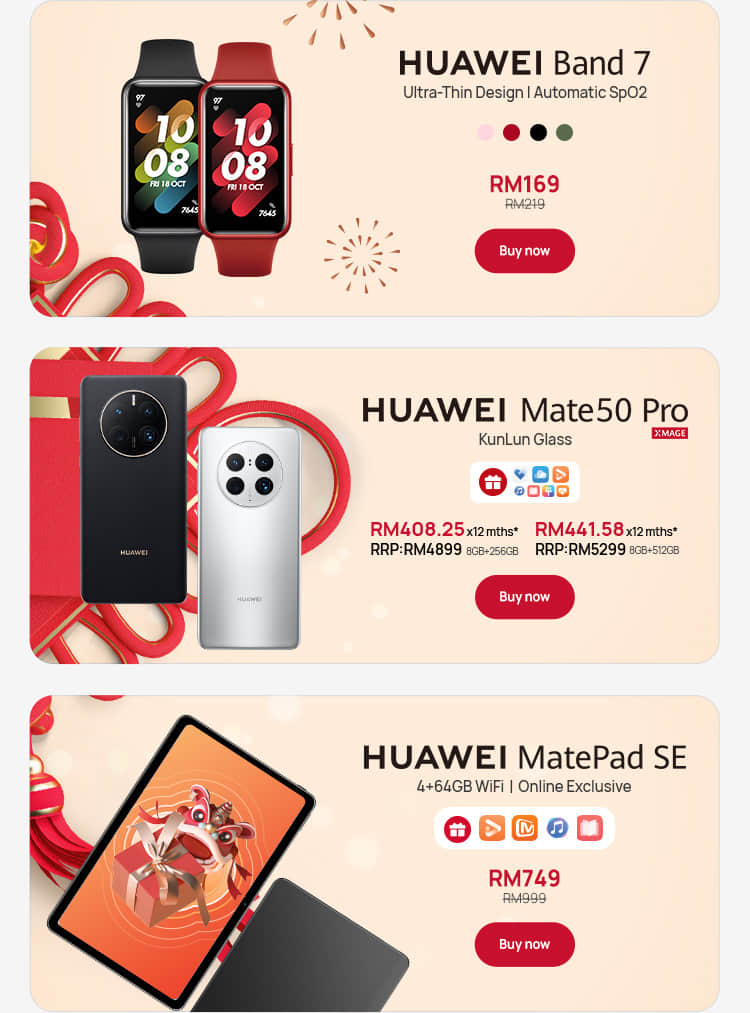 HUAWEI Chinese New Year Sale