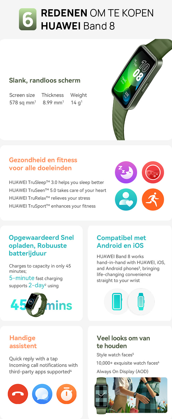 Koop HUAWEI Band 8 - HUAWEI NL