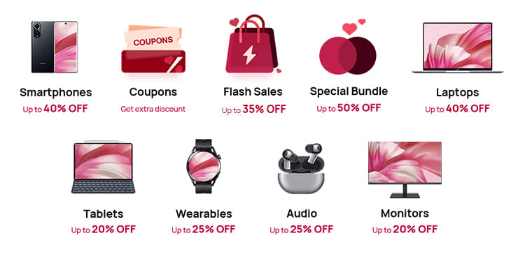 HUAWEI EXPRESS YOUR LOVE 2023, Up to 50% OFF - HUAWEI KSA